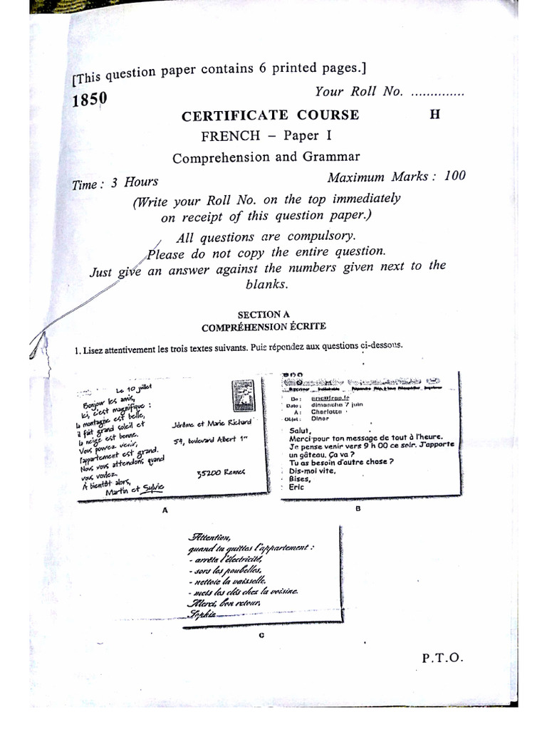 Grammar Paper 2018 | PDF