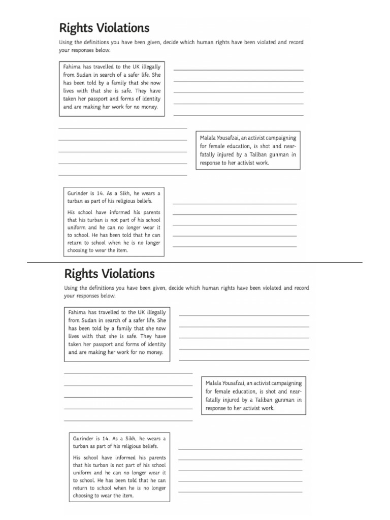 Rights Violation | PDF