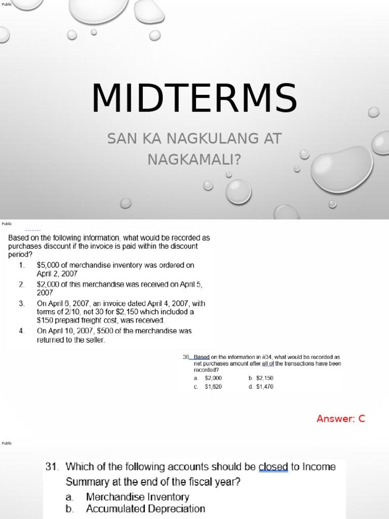 Midterms Most Errors | PDF