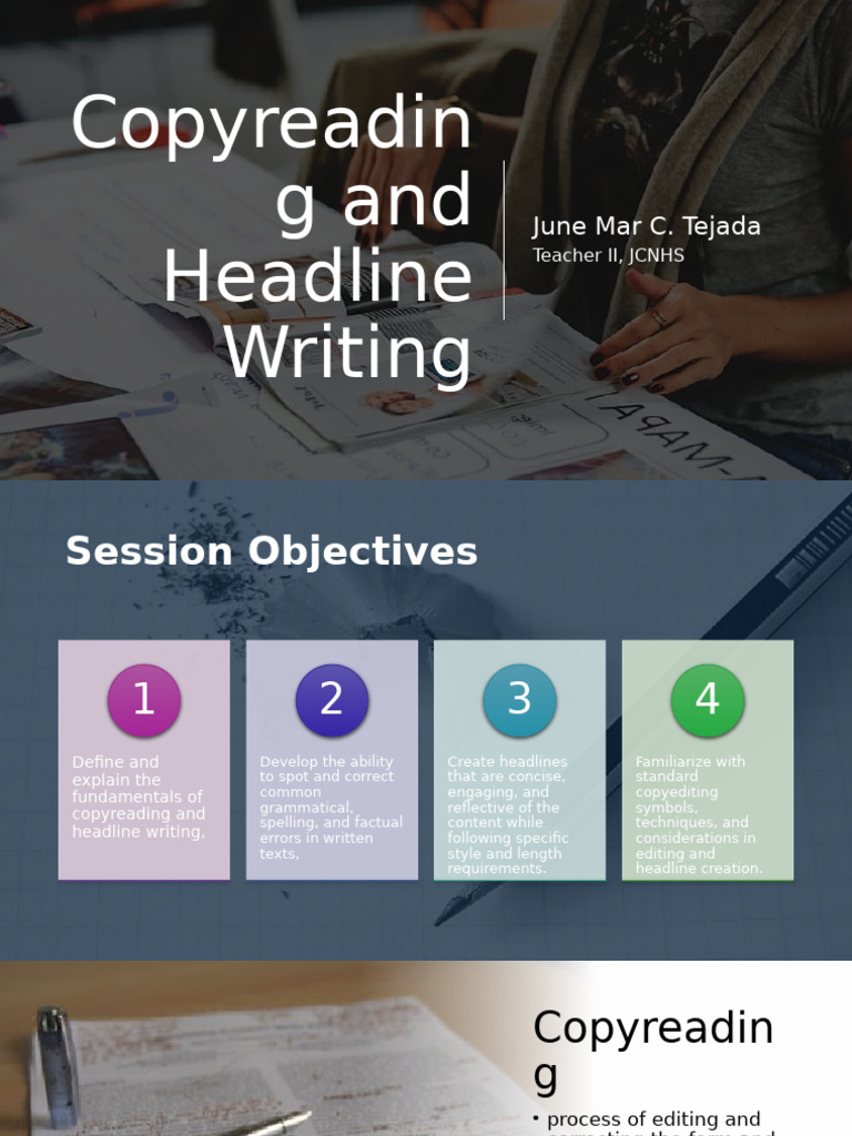 COpyreading and Headline Writing | PDF | Quotation Mark | Paragraph