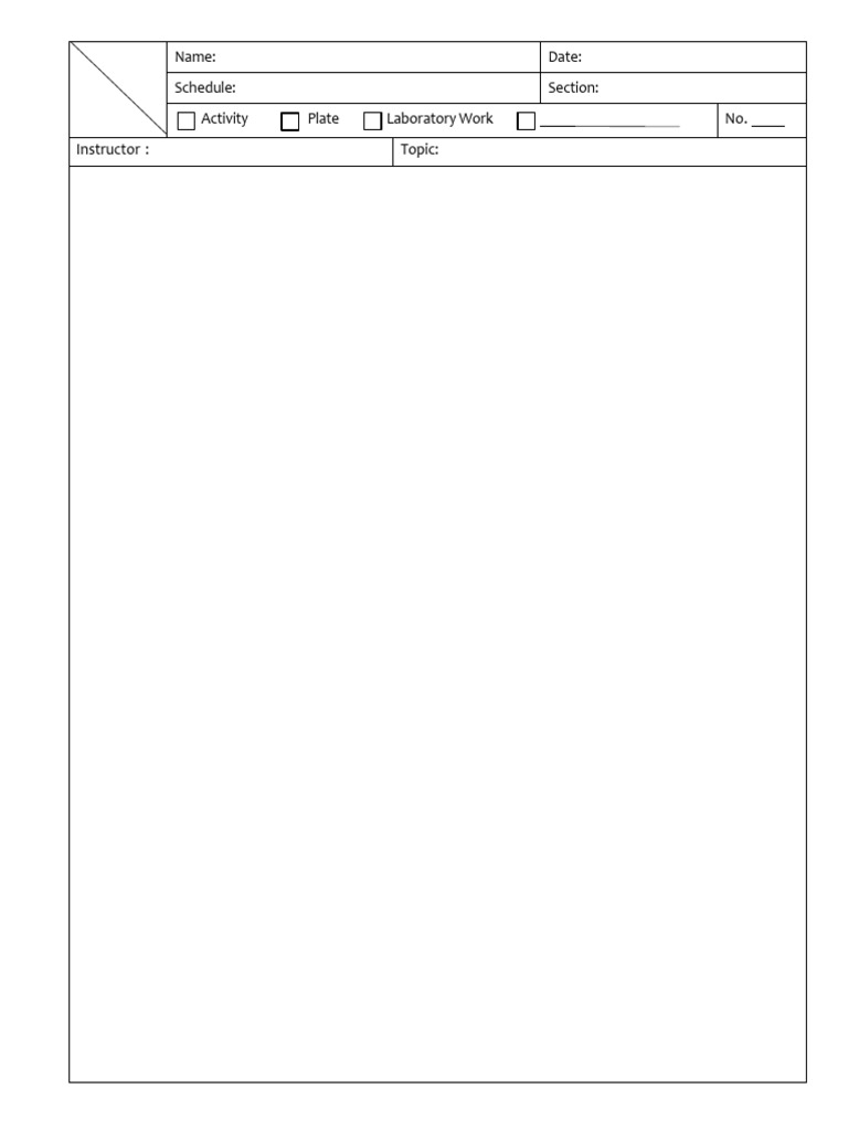Template Form | PDF