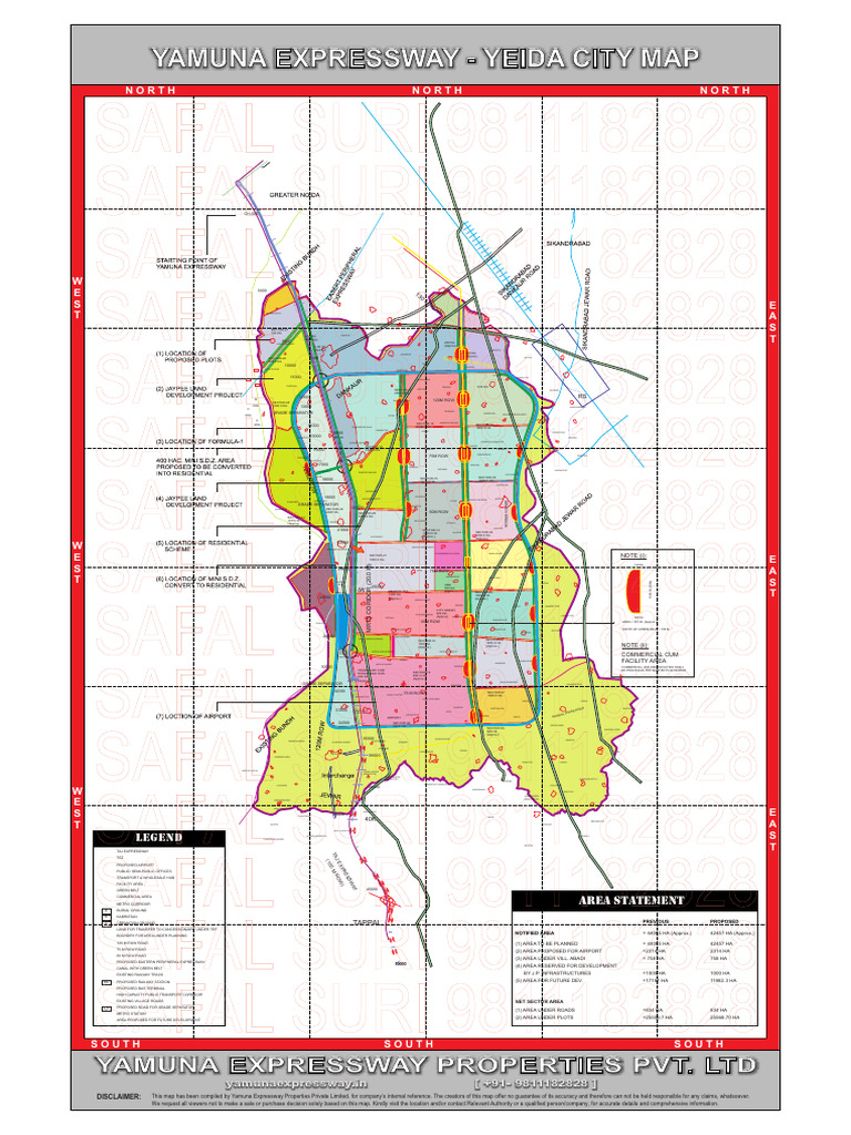 YEIDA Master Plan (Current) | PDF