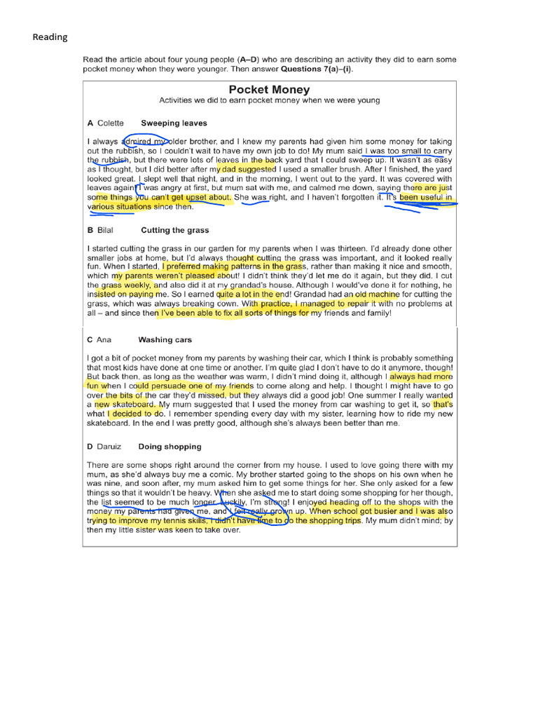 Reading and Writing 05 - Opinion | PDF