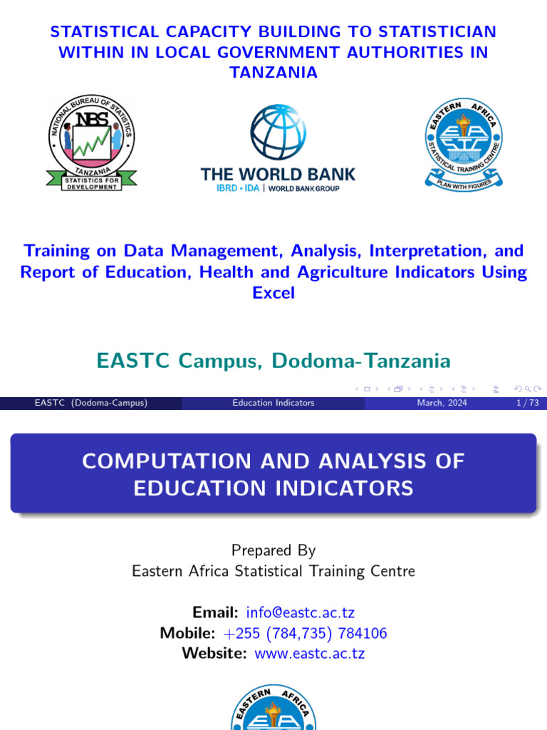 Presentation 3 - Education Indicators | PDF | Chart