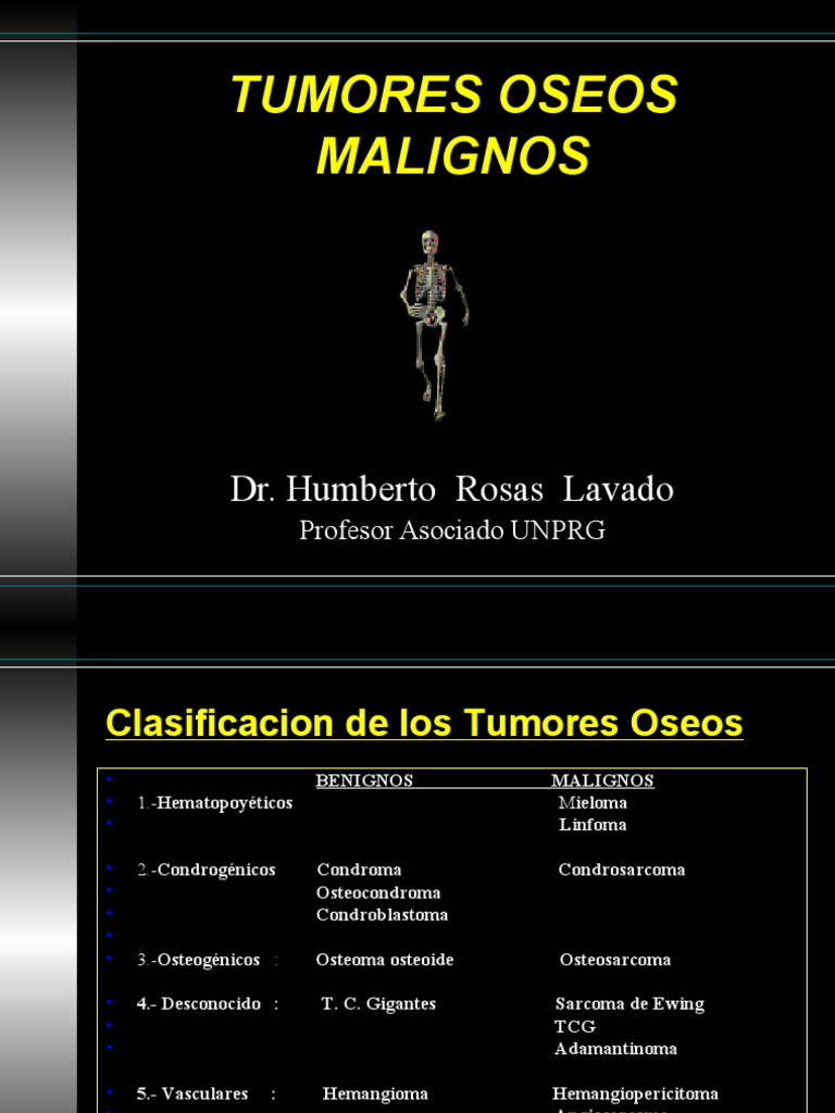 Tumores Oseos Malignos: Diagnóstico Imagenológico | PDF | Hueso | Sarcoma