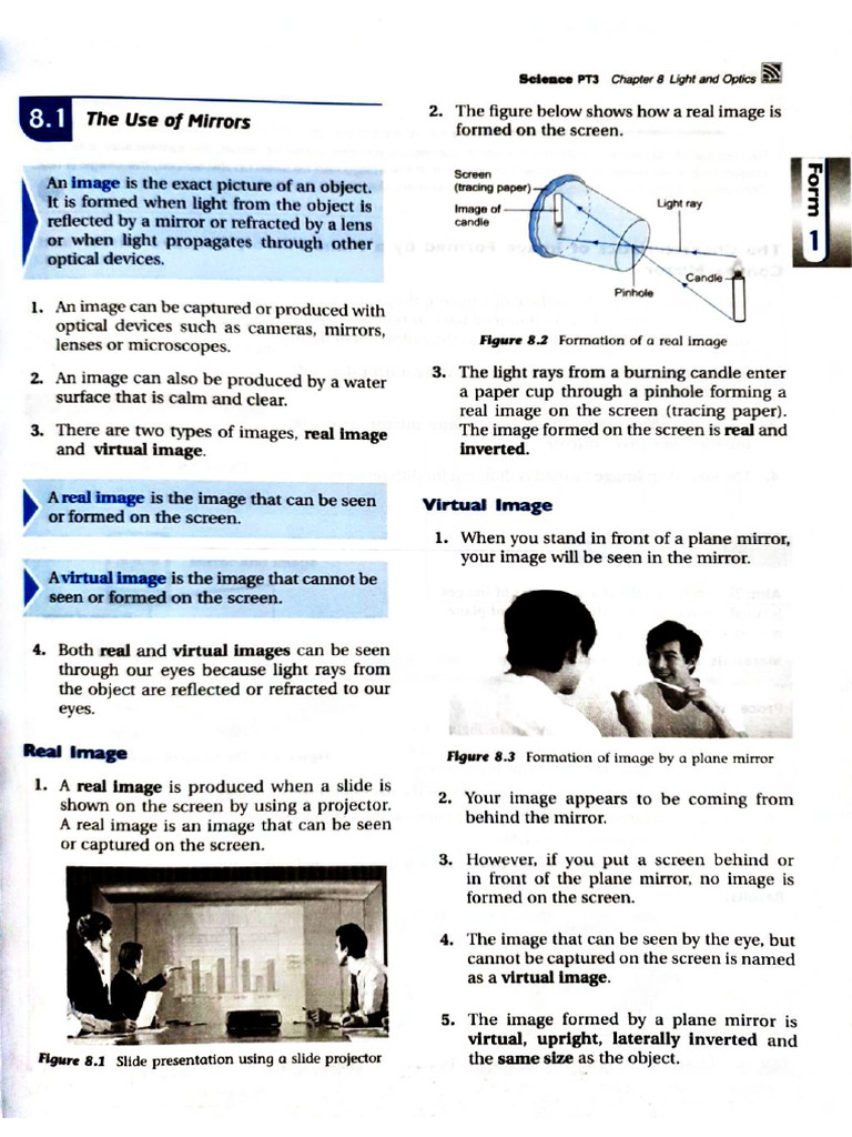 Form1 ScienceChp8.1 - 24nov22 | PDF