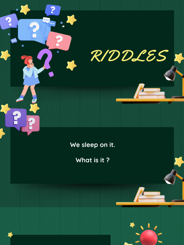 Riddles For The 4th Grade | PDF
