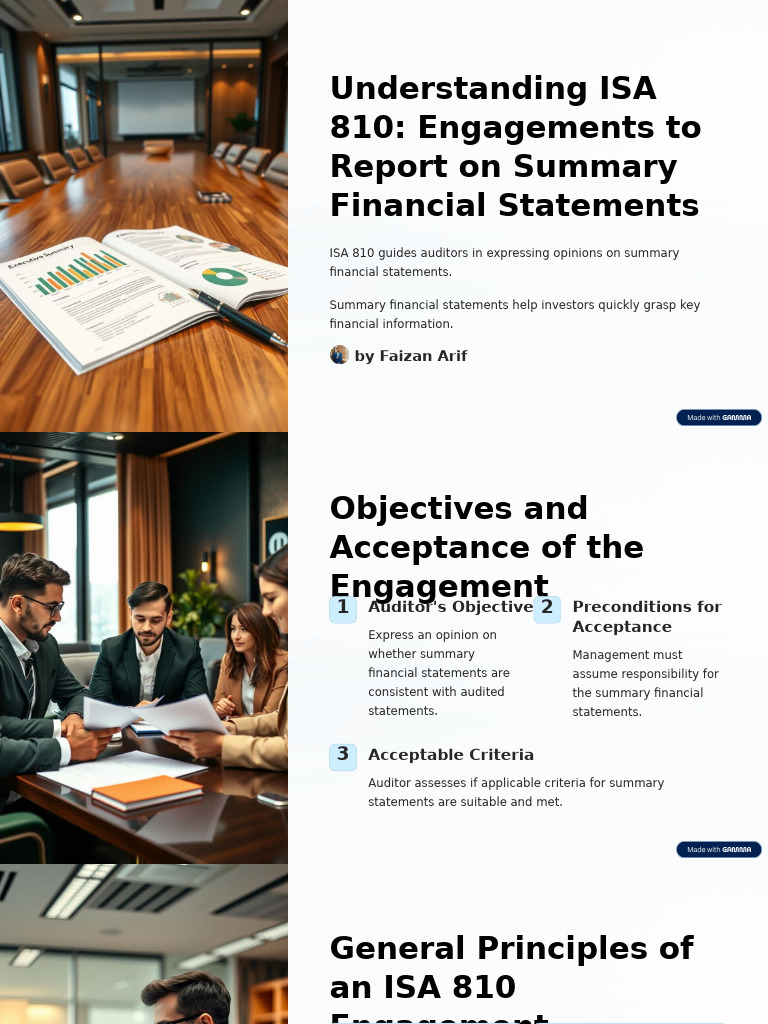Overview of ISA 810 Engagements | PDF | Audit