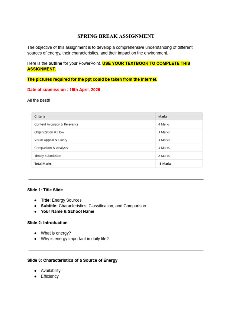 Energy Sources: Impact & Comparison | PDF | Energy Development ...