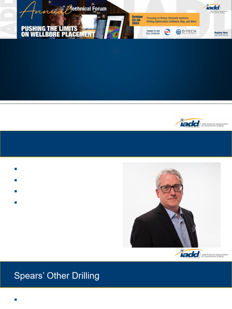 Richard Spears IADD 2024 ATF Presentation | PDF | Energy Industry | Petroleum Industry