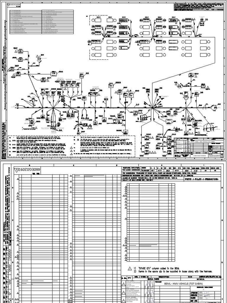 460eg02097 Rev 6 Cabin Harness Full DWG | PDF | Anti Lock Braking ...
