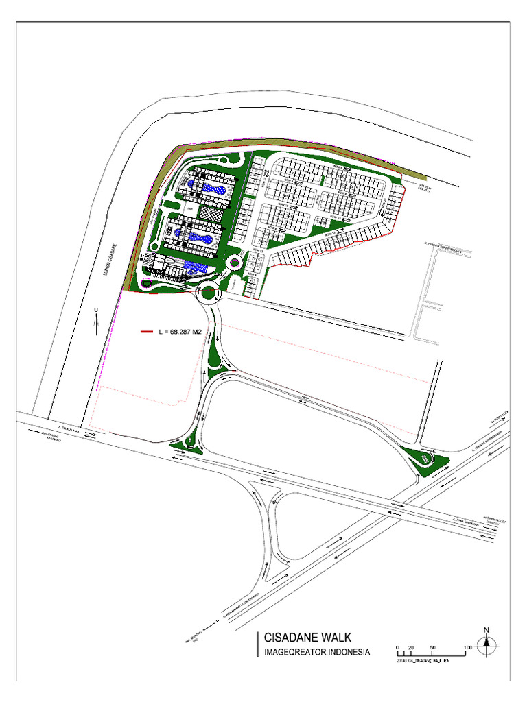 Cisadane Walk Izin Size A1 | PDF