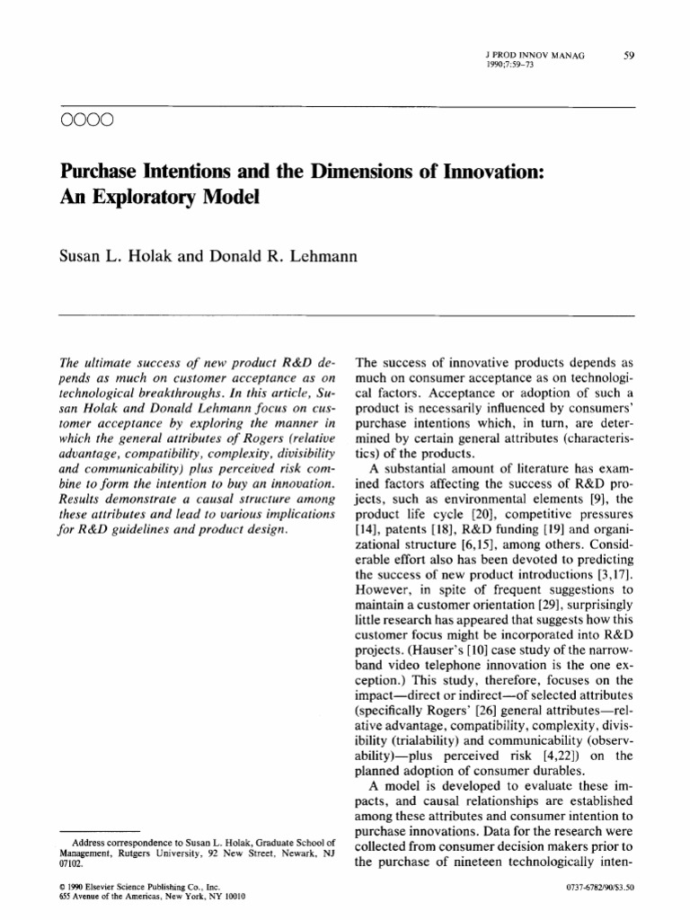 Purchase Intention | PDF