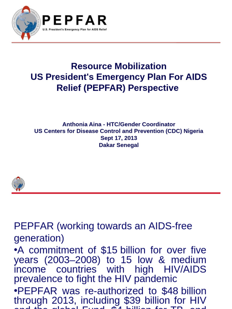 PEPFAR Gender Integration Strategies | PDF | President's Emergency Plan ...