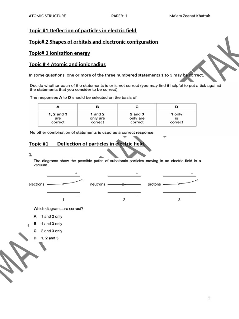 CHAPTER 2 Atomic Structure | PDF | Atoms | Atomic Orbital