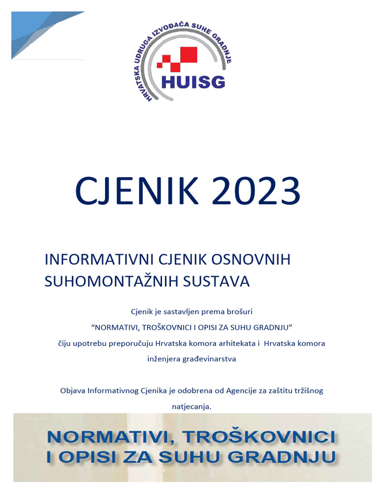 CJENIK - 2024 - Web - low-SUHA GRADNJA | PDF