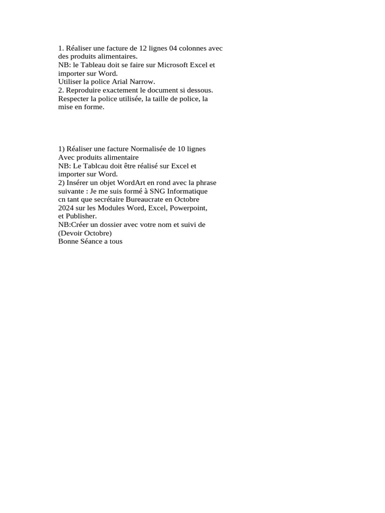 Devoir Informatique | PDF