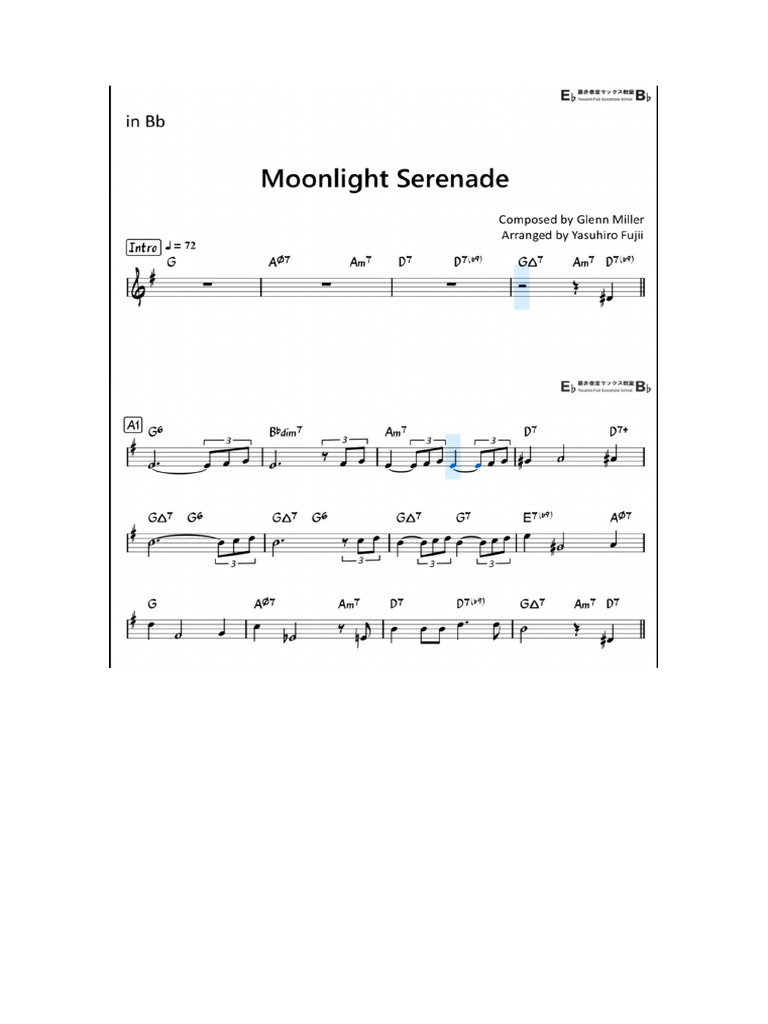 Moon Light Serenade | PDF
