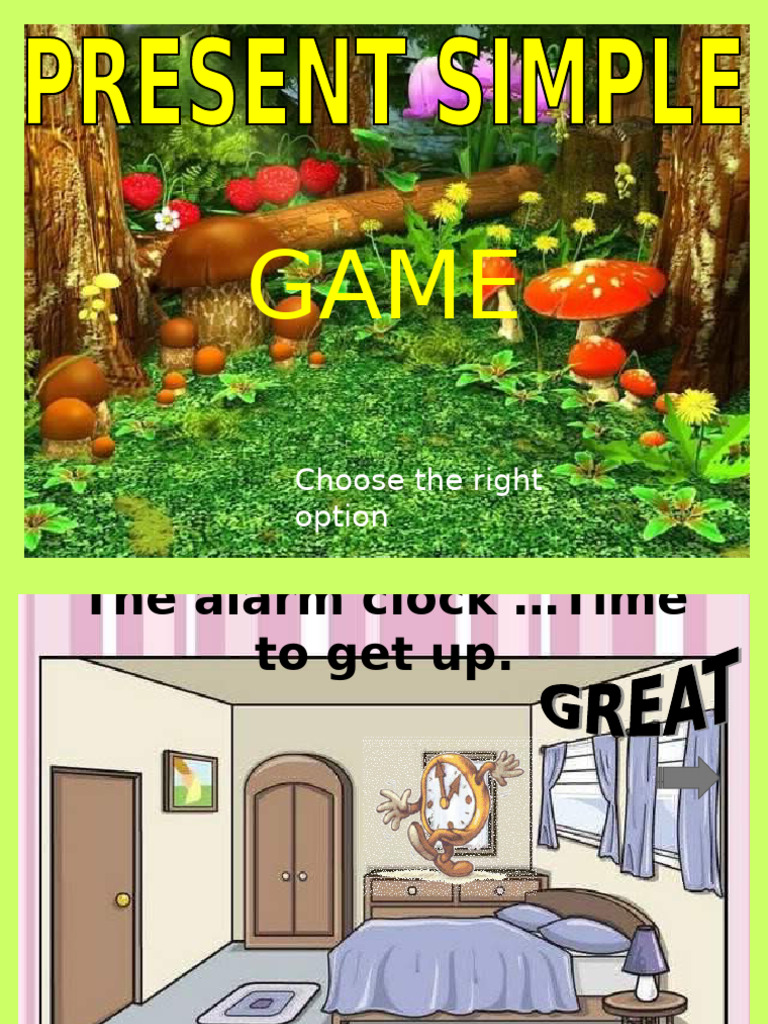 Present Simple Games - 9651 | PDF