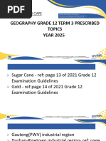 Geography Term 3 Grade 9 | PDF | Weathering | Erosion