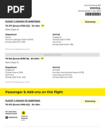 PAL Boarding Pass Sample for Flight PR 2808 | PDF | Airlines | Transport