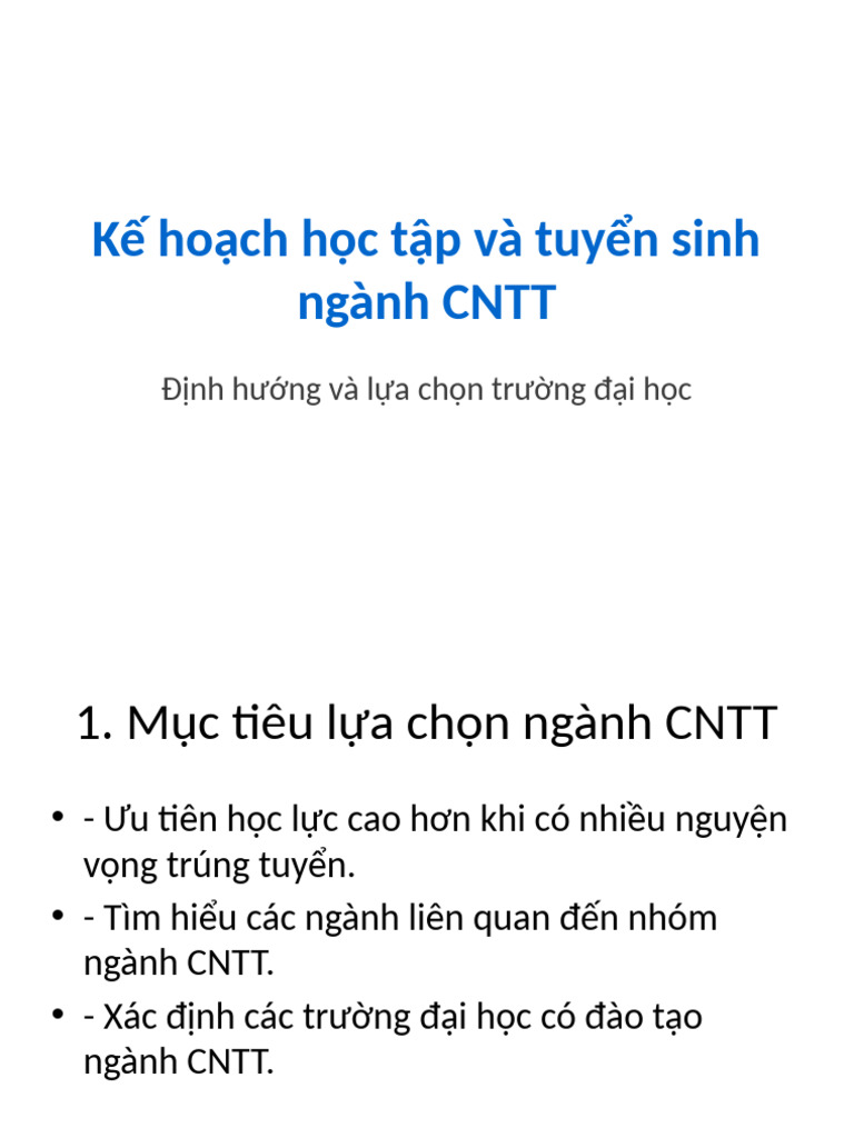 Thuyet Trinh CNTT Moi | PDF