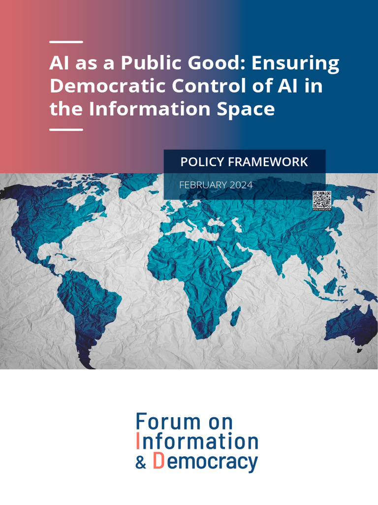 AI As A Public Good Democratic Control Via Ethical AI 1732345542 | PDF | Artificial Intelligence ...