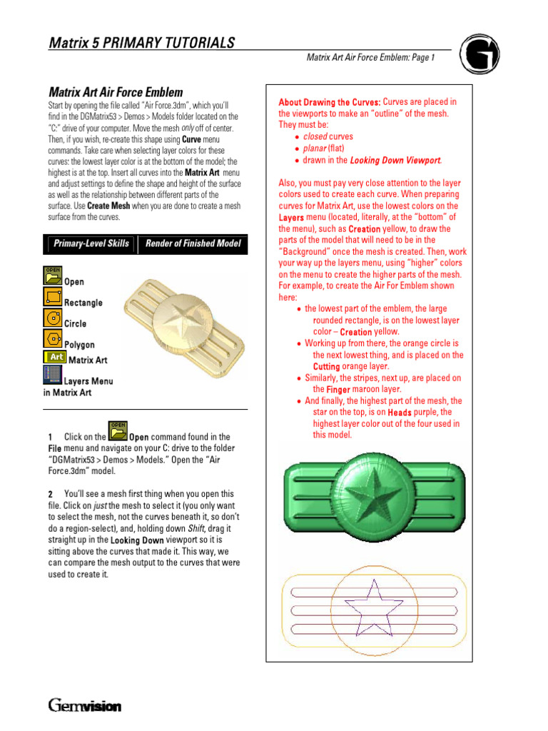 03 Matrix Art Air Force | PDF | Color | Computing