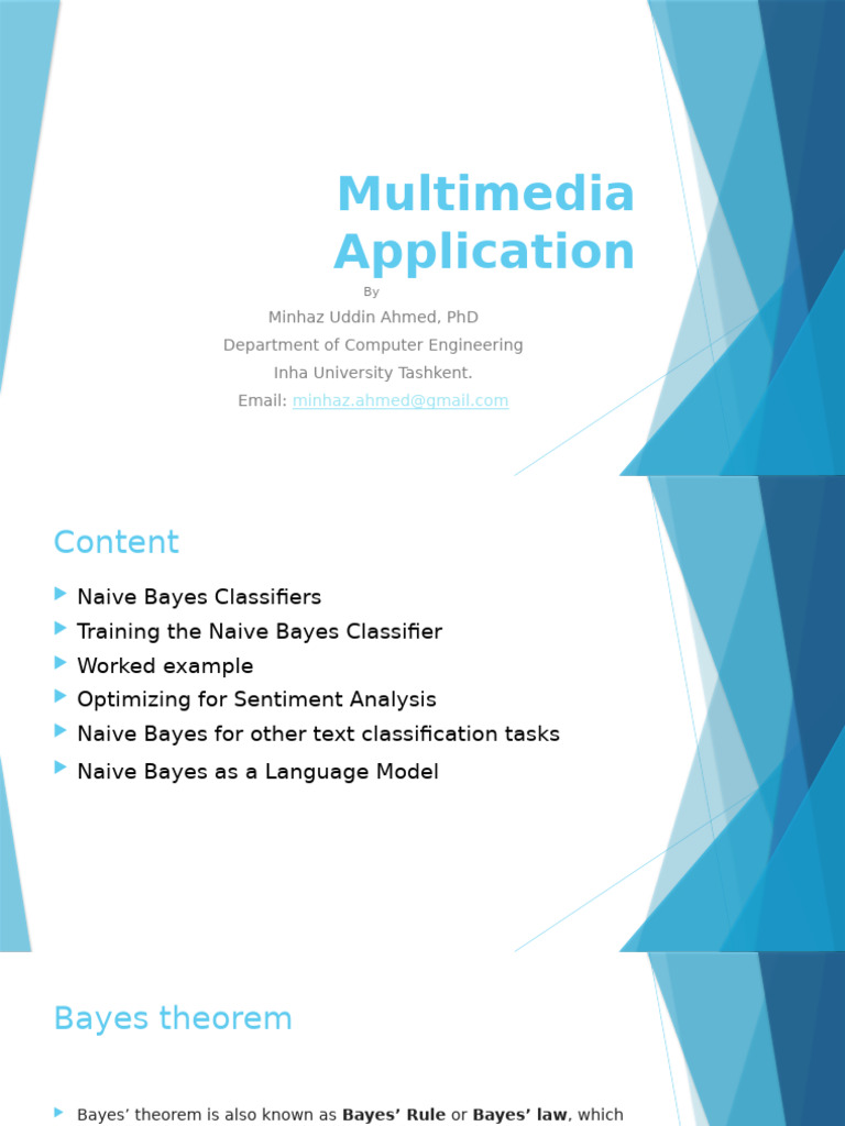 Multimedia Application L8 | PDF | Accuracy And Precision | Mean