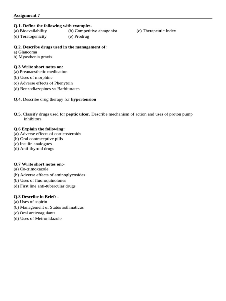 Assignment 7 | PDF
