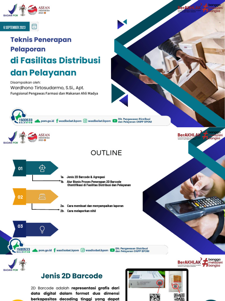 Penerapan 2D Barcode di Distribusi Obat | PDF