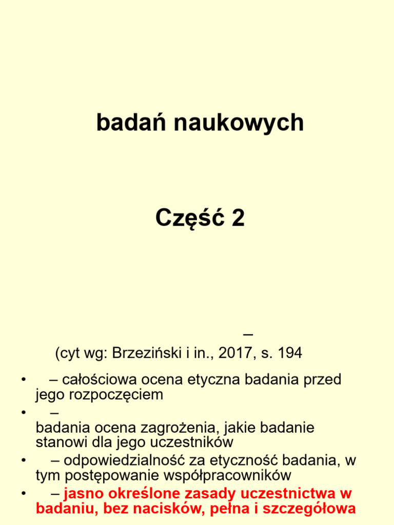 W4 Badania Naukowe Cz2 2025 | PDF