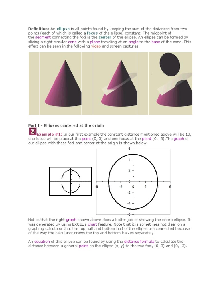 For Printing Ellipse | PDF | Ellipse | Geometric Shapes
