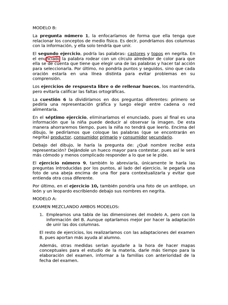 Examen Dislexia | PDF