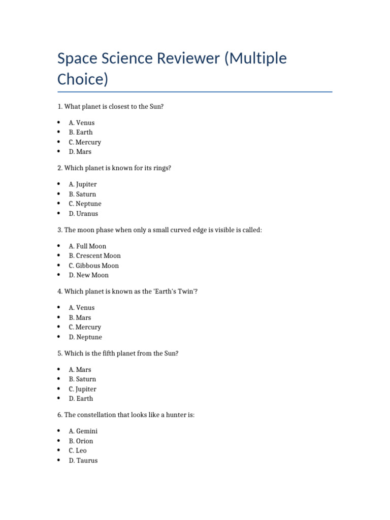 Space Science Reviewer | PDF