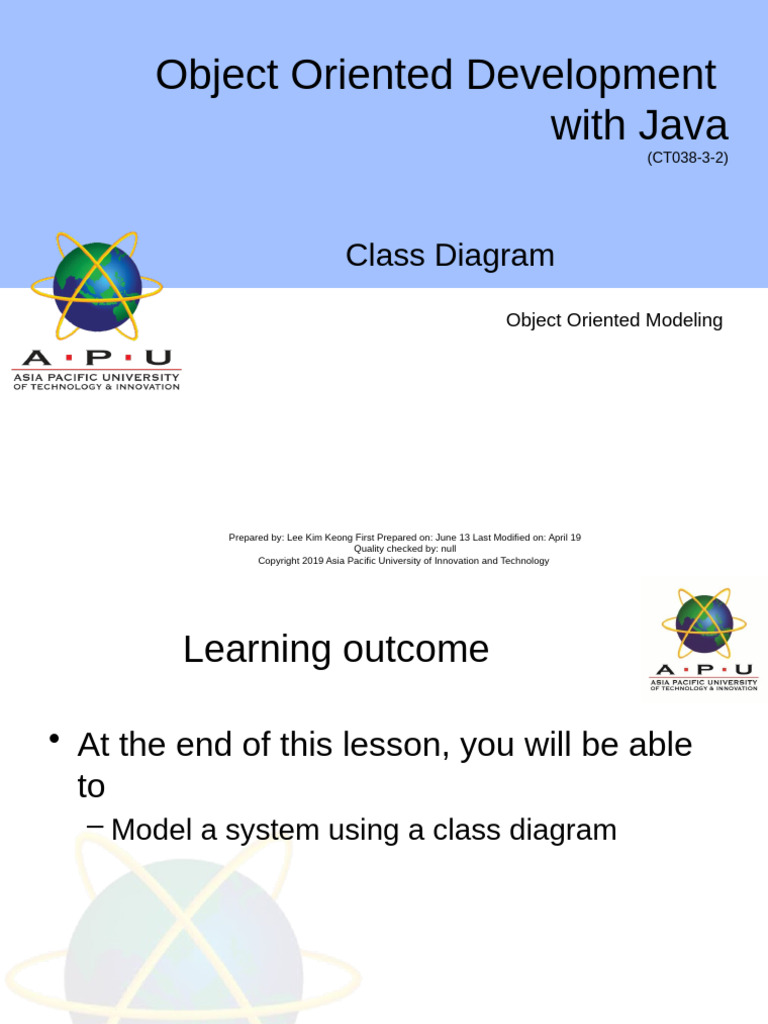5 1-ClassDiagram | PDF | Inheritance (Object Oriented Programming) | Class (Computer Programming)