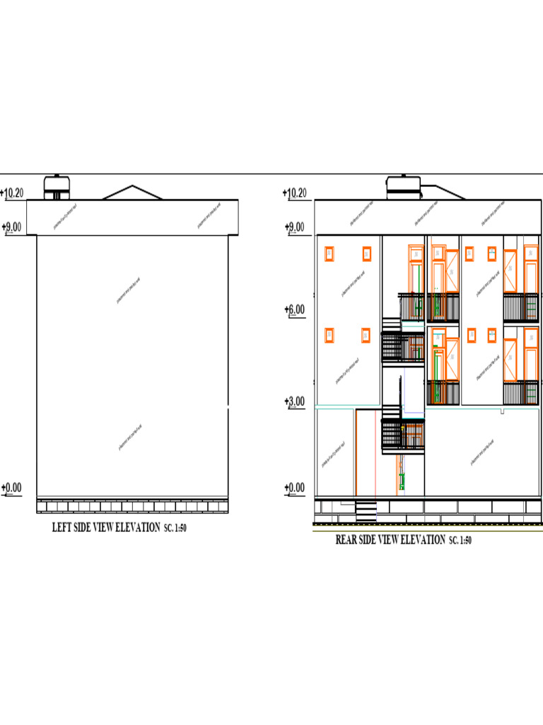 Chacha G+2 Final Print5 Dwg-Model | PDF