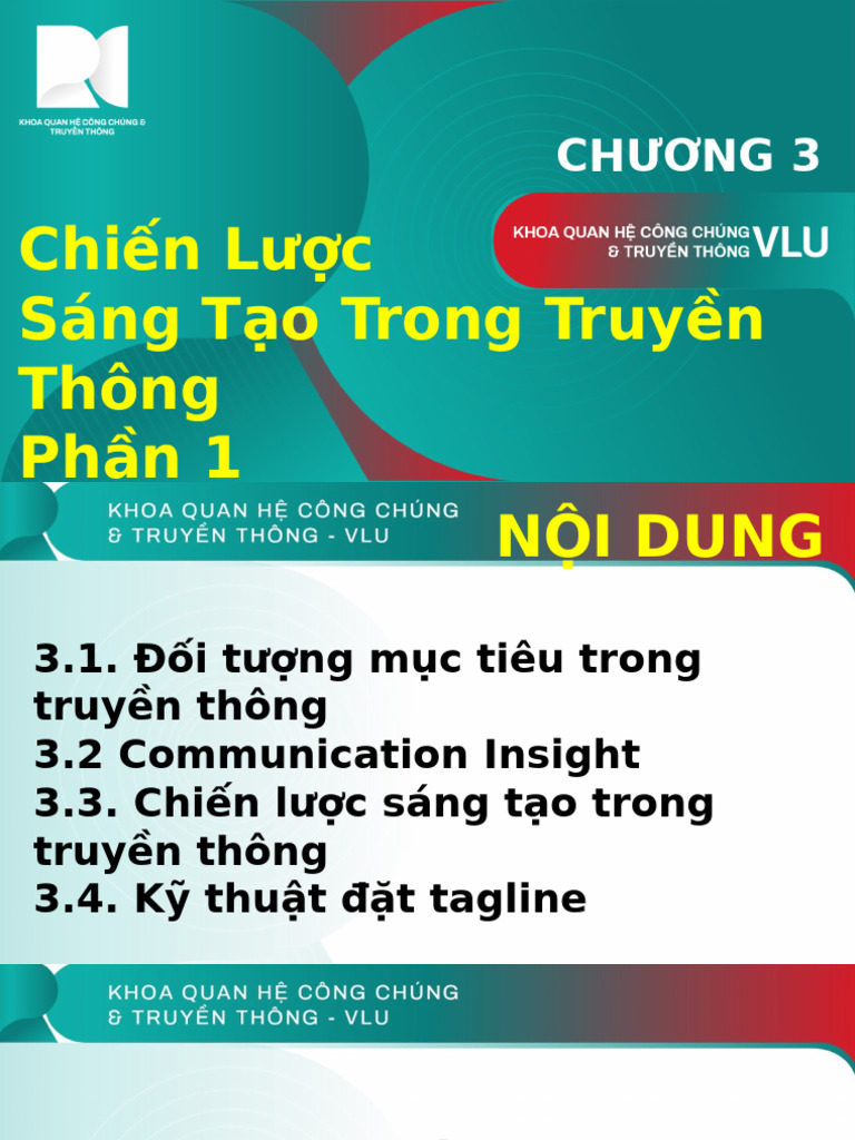 Chuong 3-Chien Luoc Sang Tao Trong Truyen Thong-P1 | PDF