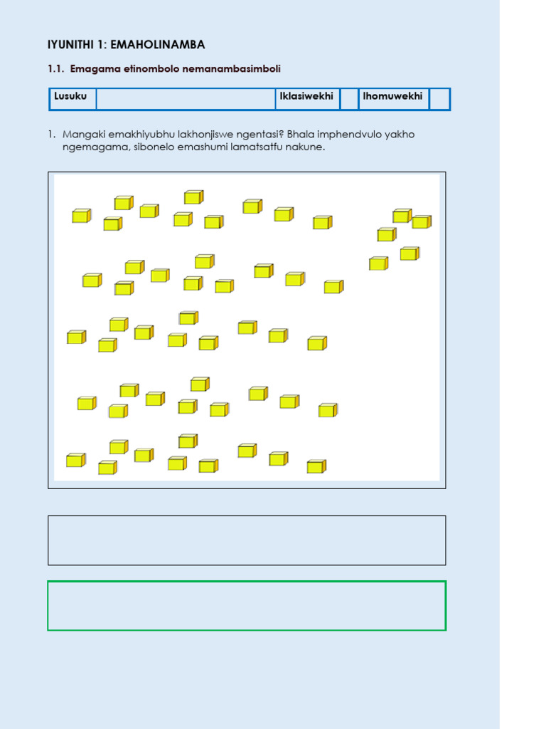 2025 - Siswati-Mathematics - Grade 4 - Term 1 - Worksheet | PDF