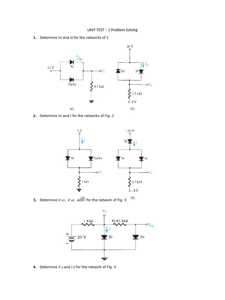 UNIT TEST Problem Solving | PDF