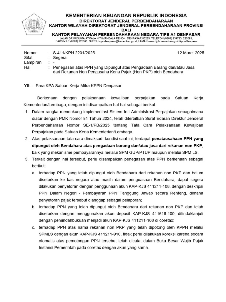 PPN Non PKP 2025 | PDF