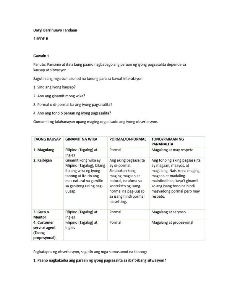 Daryl Tandaan. | PDF