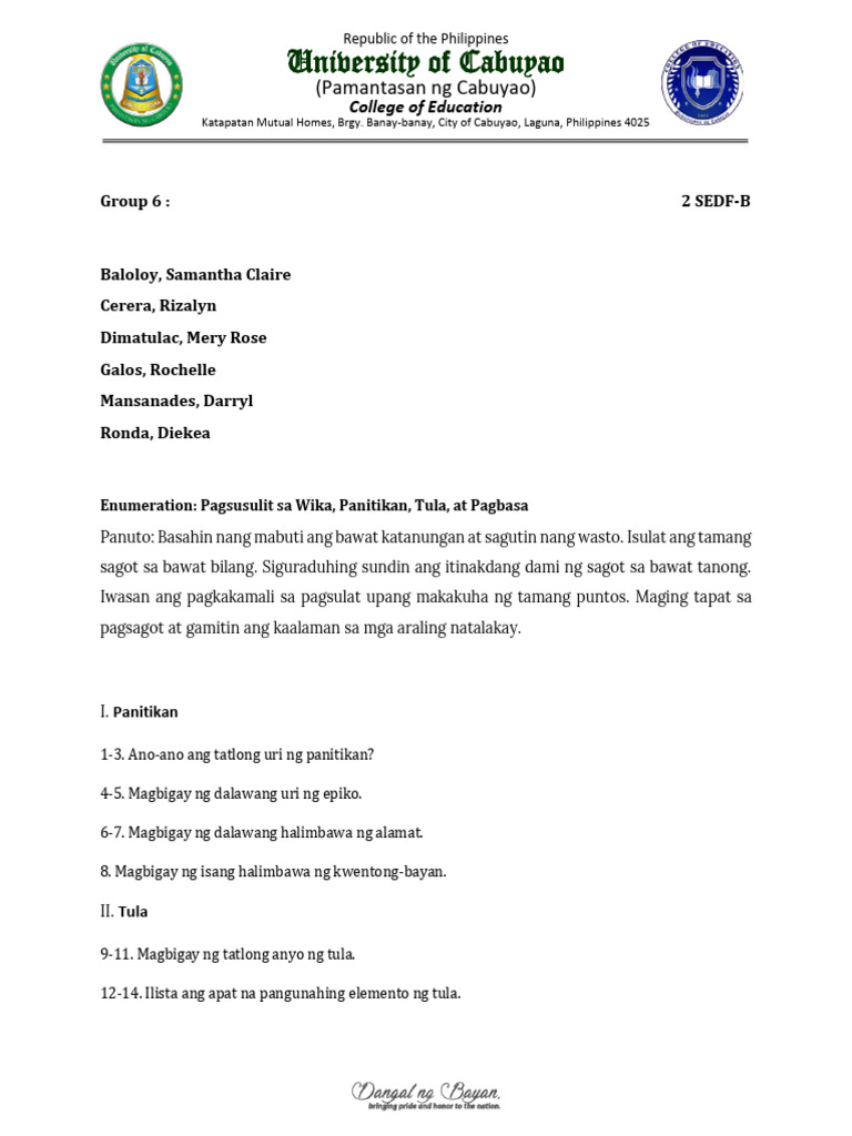 GROUP6 Enumeration | PDF