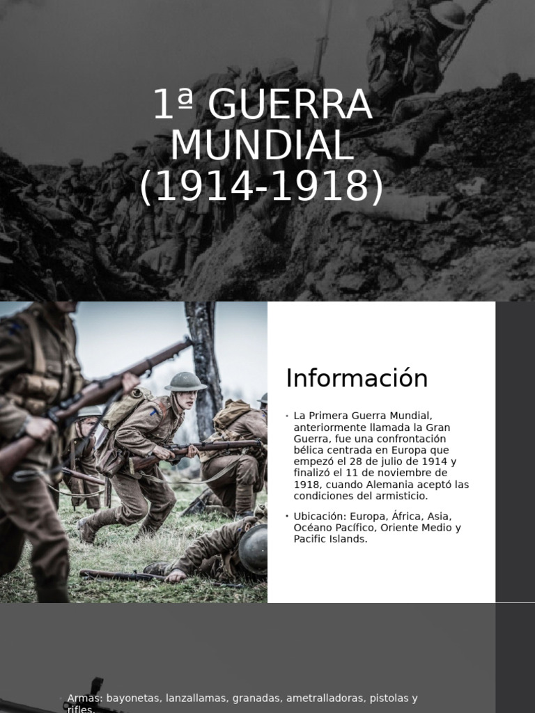 1 Guerra Mundial | PDF | Primera Guerra Mundial | Austria Hungría