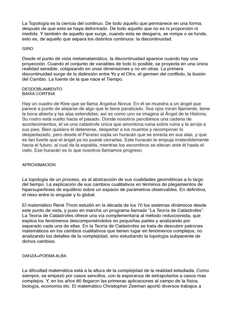 Angelus Novus | PDF