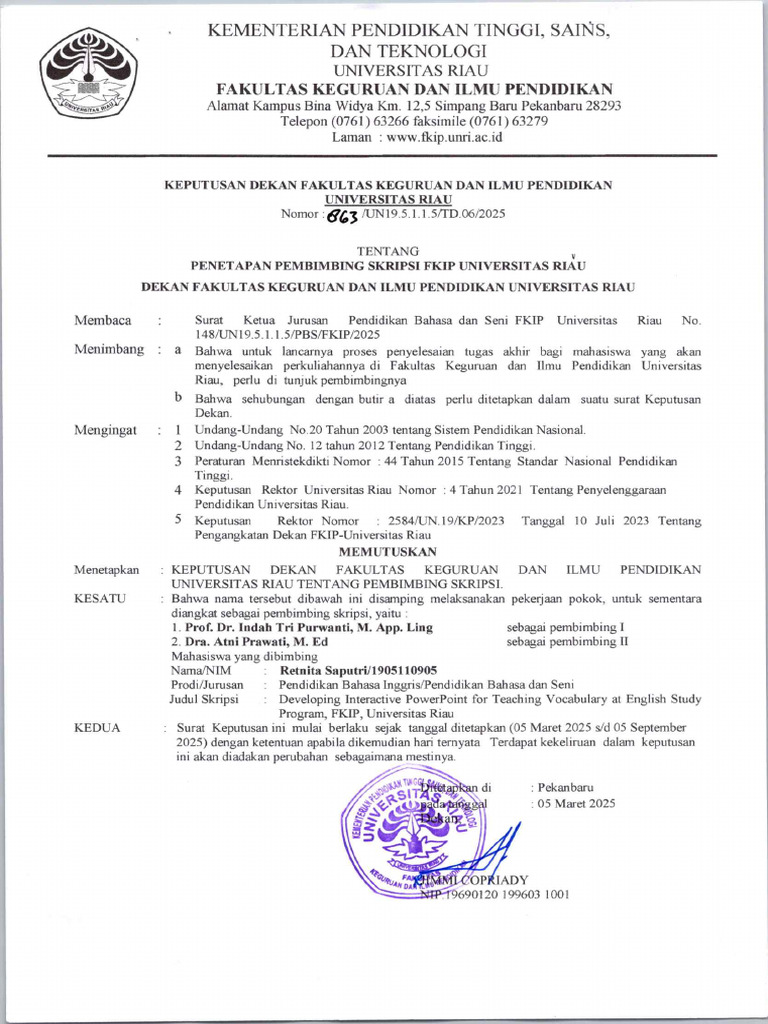 Perpanjangan SKDP BING (05!03!2025) | PDF