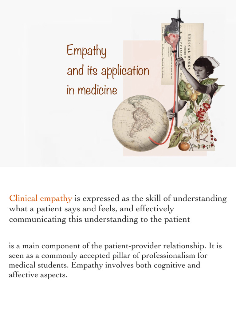 Empathy and Its Application in Medicine | PDF | Medicine | Emotions