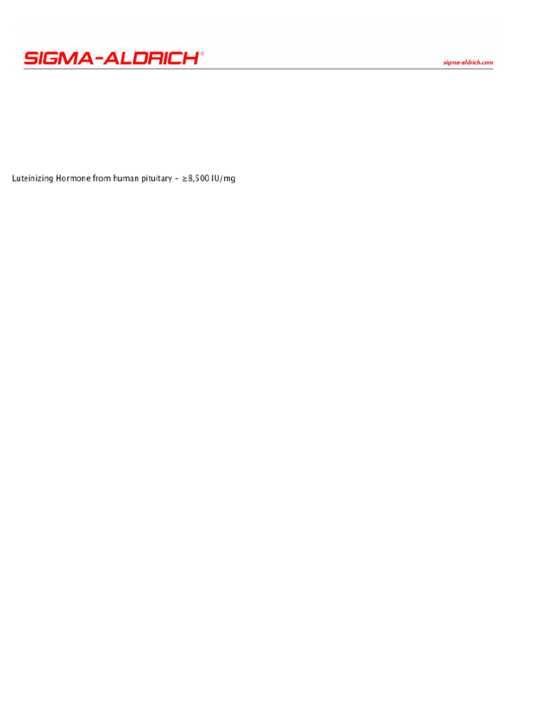 LH - Product Specification | PDF