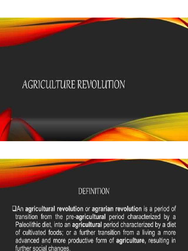 Industrial and Agriculture Revolution | PDF
