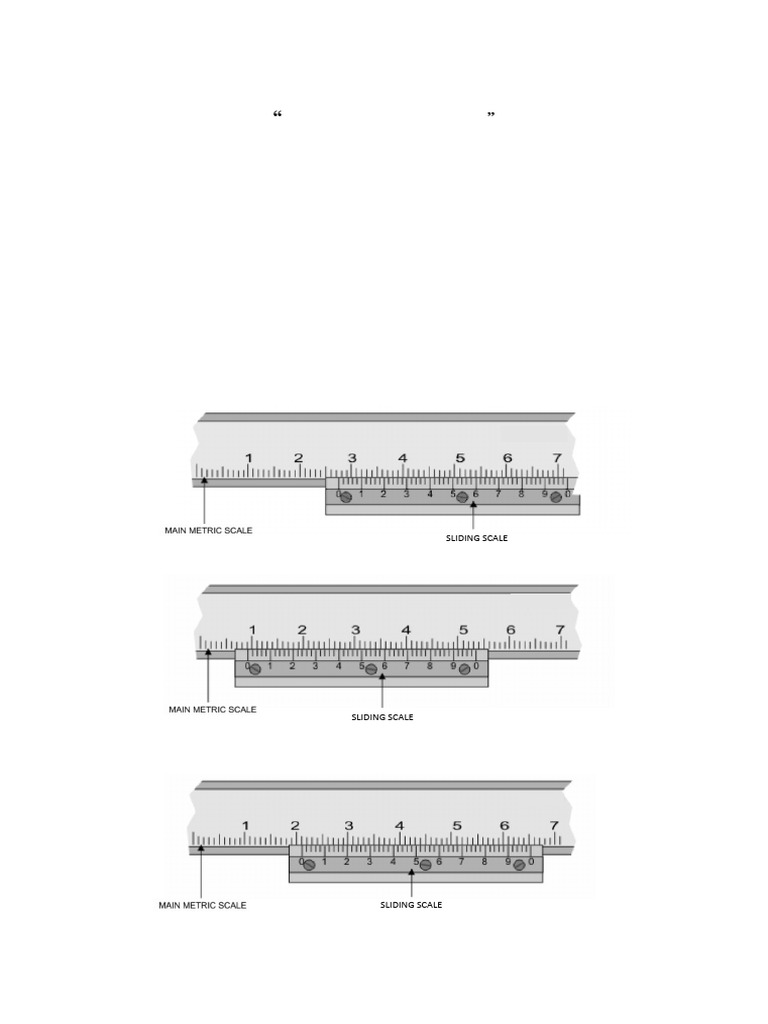 Reading a Vernier Caliper Guide | PDF